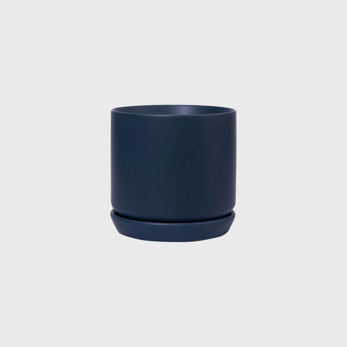 Medium Navy Stoneware Pot - Chic & Functional